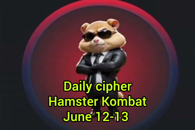 Daily Cipher Hamster Kombat June 12-13 is revealed